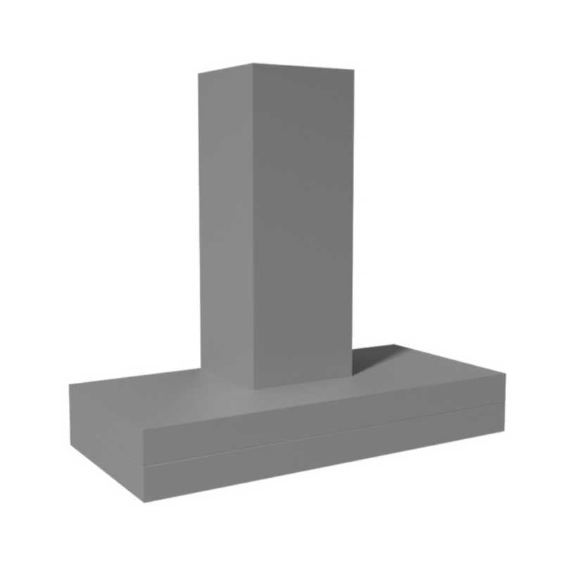Vent-A-Hood 48-Inch 250 CFM Contemporary Wall Mount Range Hood Split ...